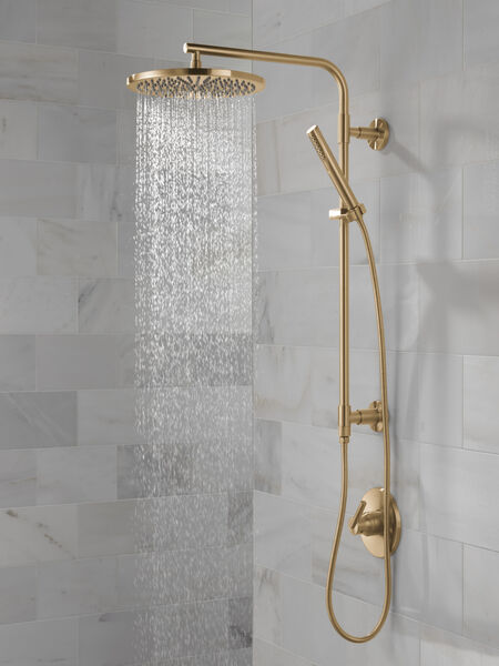 Emerge® 26" Round Shower Column in Lumicoat® Champagne Bronze 58820-CZ ...