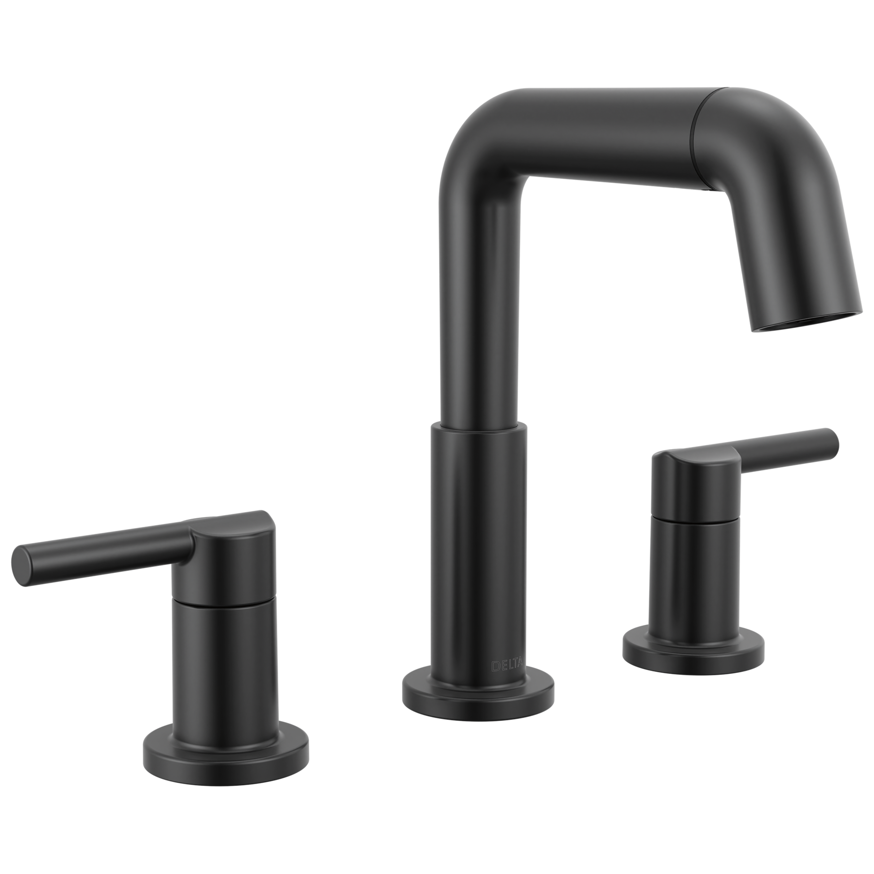 Two Handle Widespread Pull-Down Bathroom Faucet in Matte Black 35849LF-BLPD | Delta Faucet
