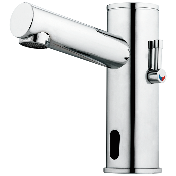 Single Hole Battery Operated Electronic Lavatory Faucet in Nickel ...