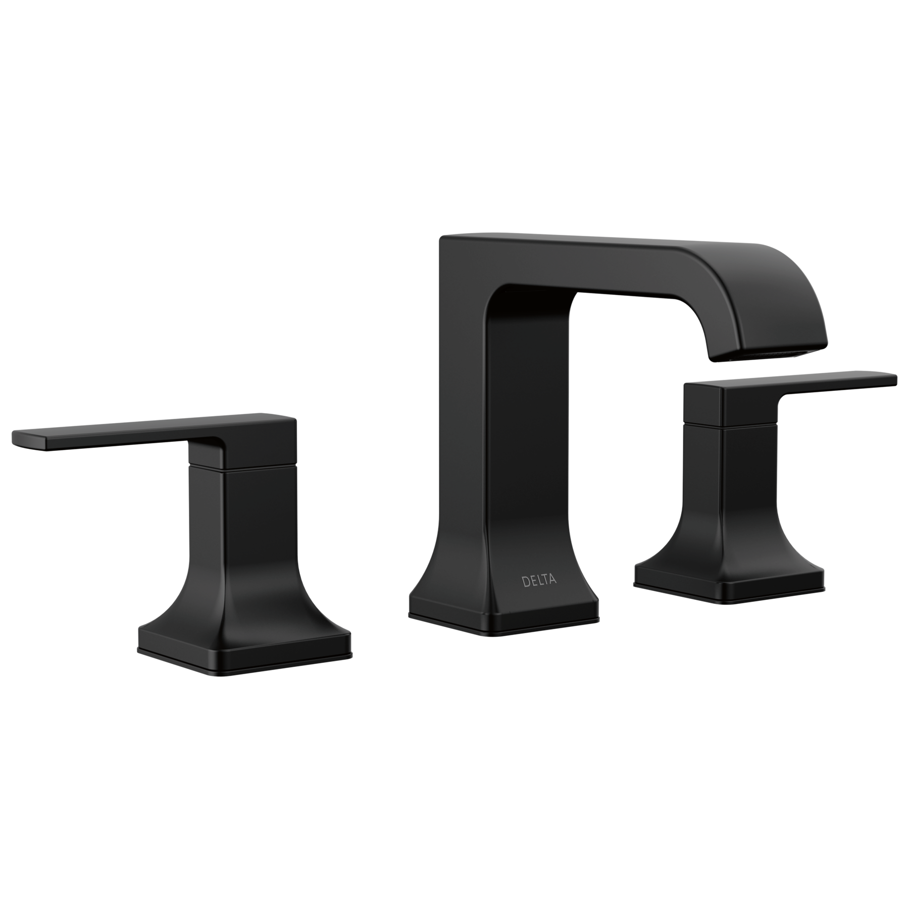 Two Handle Widespread Bathroom Faucet in Matte Black 3539LF-BLMPU | Delta Faucet