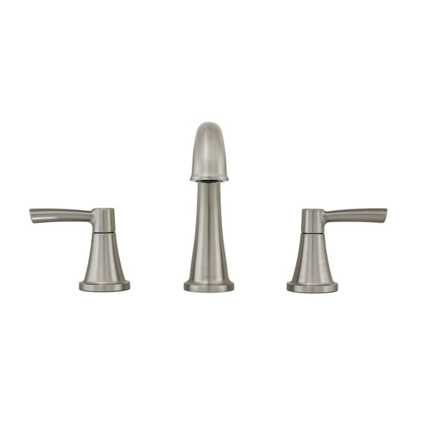 Two Handle Widespread Bathroom Faucet in Spotshield Brushed Nickel 35862LF-SP | Delta Faucet