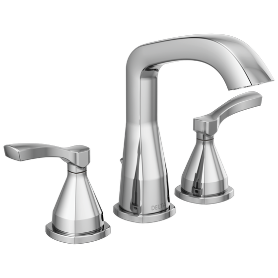 Two Handle Widespread Bathroom Faucet in Lumicoat® Chrome 35776-PR-MPU-DST | Delta Faucet