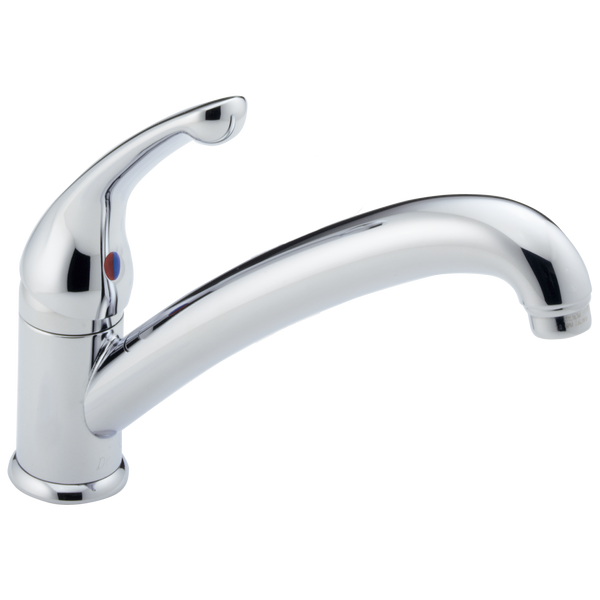 Single Handle Kitchen Faucet in Chrome 181-WF | Delta Faucet