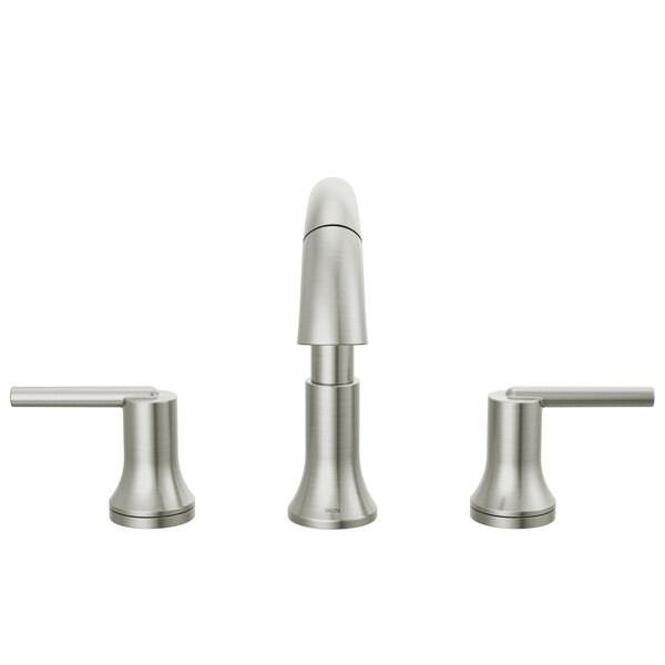 Two Handle Widespread Pull Down Bathroom Faucet in Stainless 3559-SSPD-DST | Delta Faucet