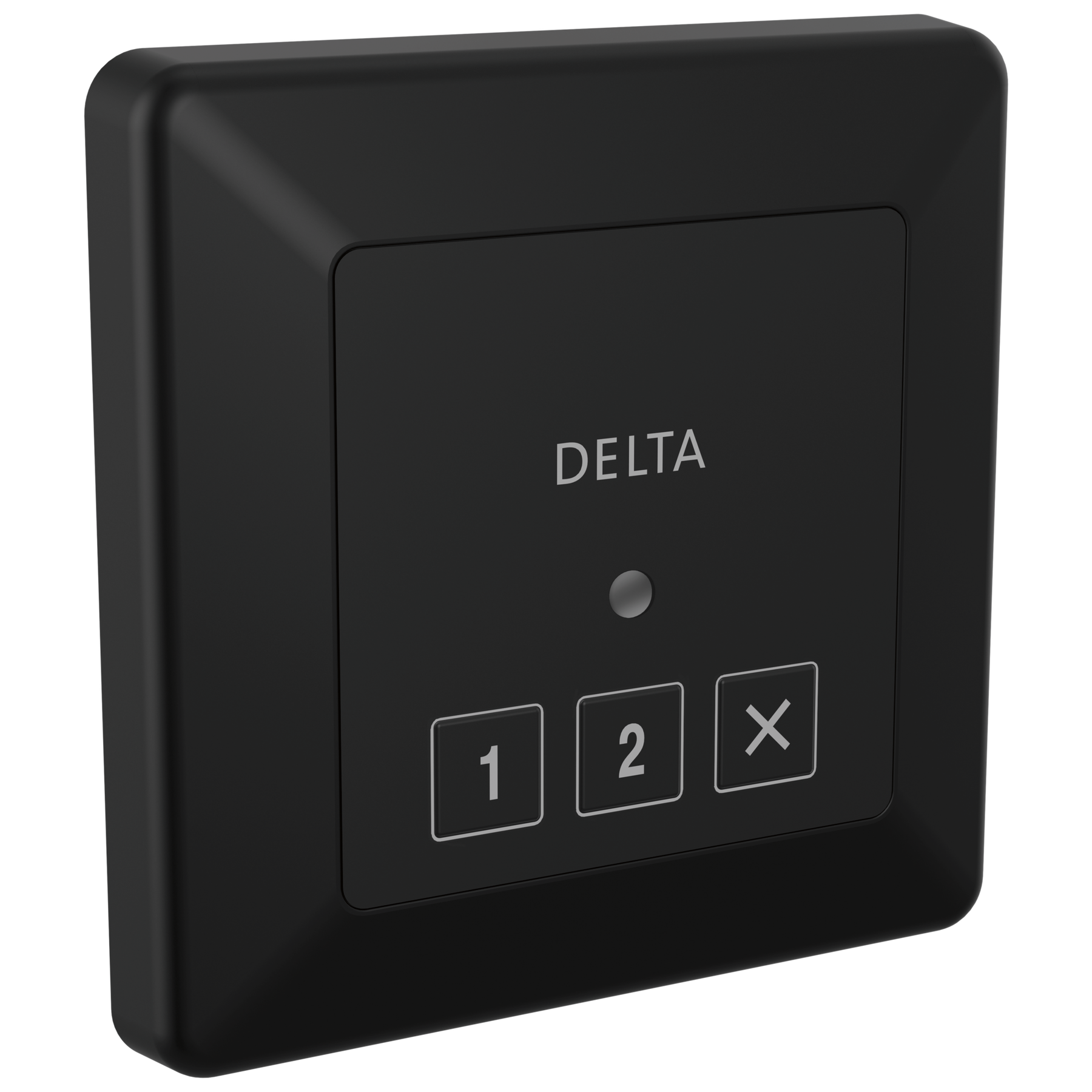 Square Exterior Steam Control in Matte Black 5CN-220T-BL | Delta Faucet