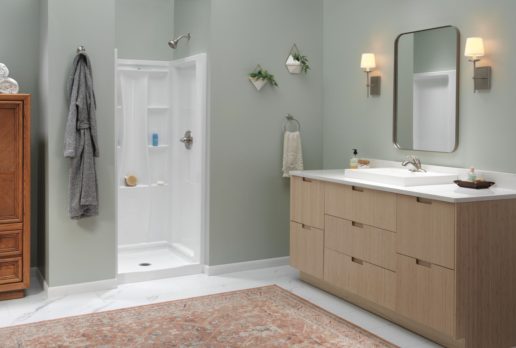 Classic 500 Shower Base 32"x32" in High Gloss White B12135-3232-WH ...