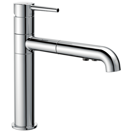 Single Handle Pull-Out Kitchen Faucet in Chrome 4159-DST | Delta Faucet