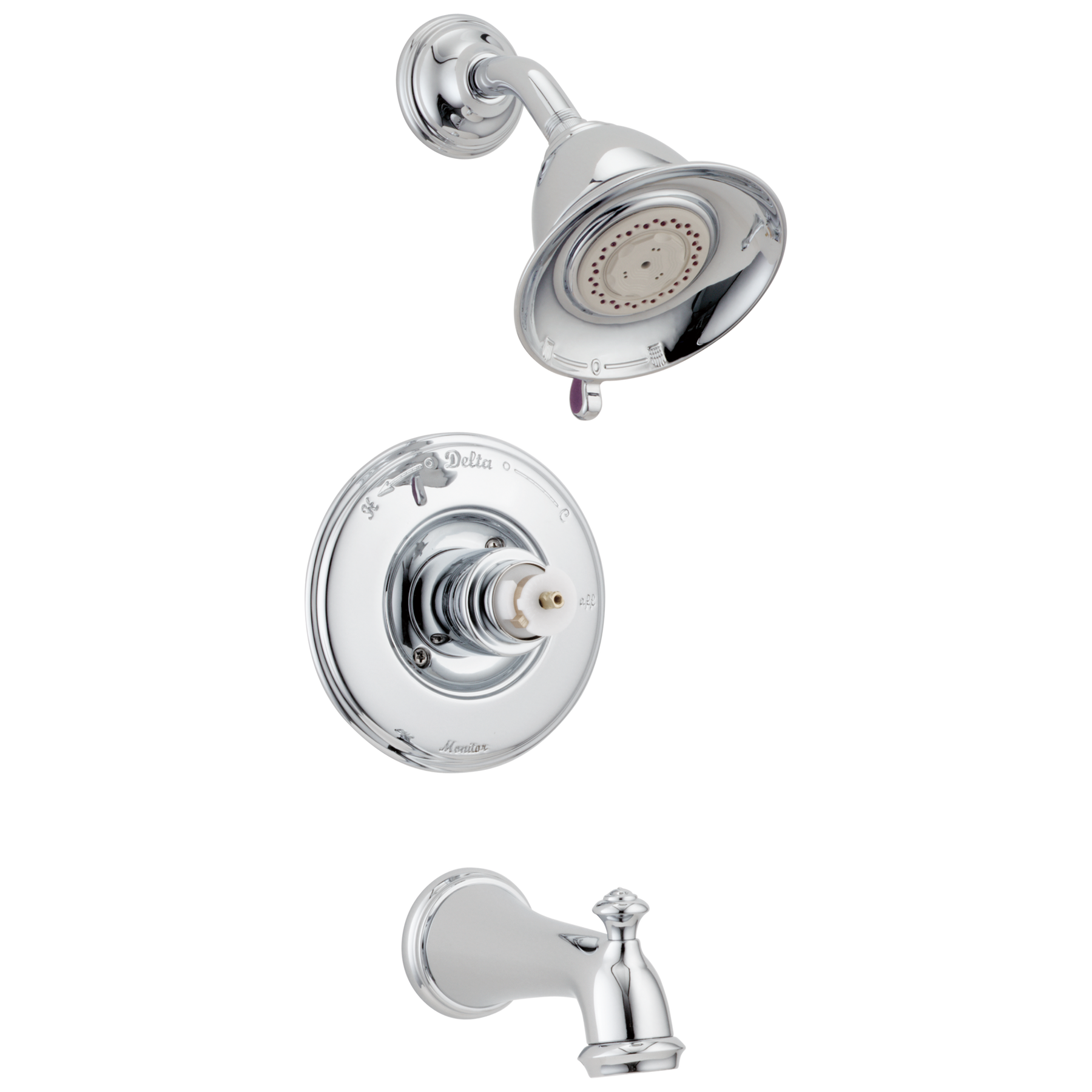 Monitor® Tub & Shower in Chrome 1455-WSLHP | Delta Faucet