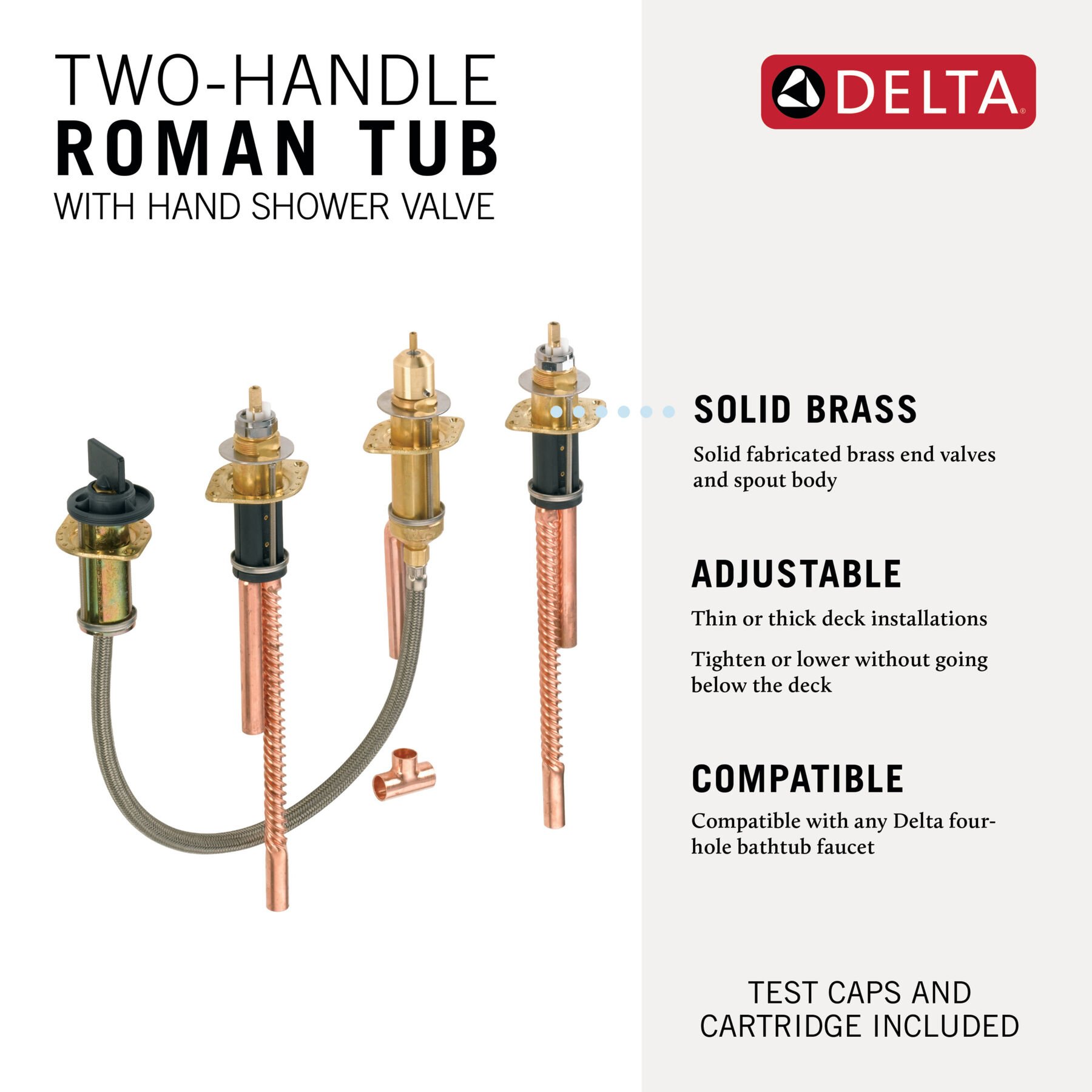 Two Handle Flexible Mount with Hand Shower R4707 | Delta Faucet