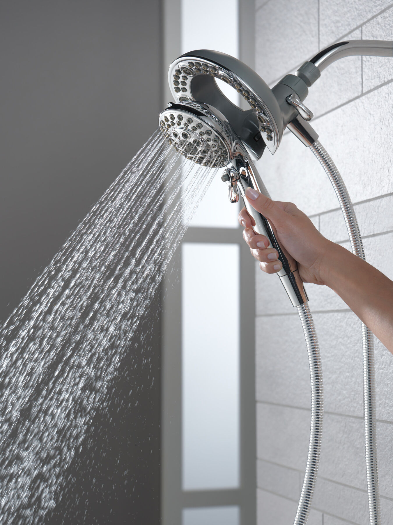 In2ition® 5-Setting Two-in-One Shower in Chrome 75595C | Delta Faucet