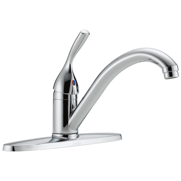 Single Handle Kitchen Faucet in Chrome 100-DST | Delta Faucet