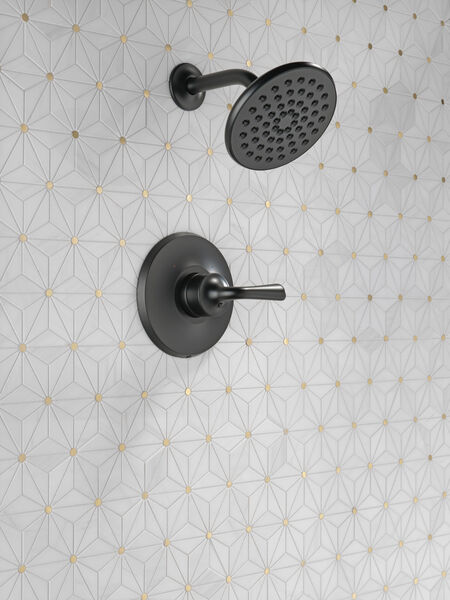 Monitor 14 Series Shower Trim in Matte Black T14233-BL | Delta Faucet