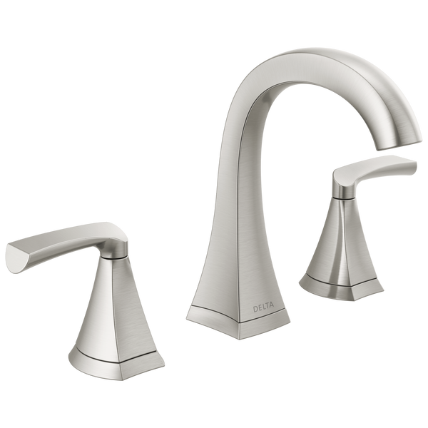 Two Handle Widespread Bathroom Faucet (Recertified) in Spotshield Brushed Nickel 35899LF-SP-R ...