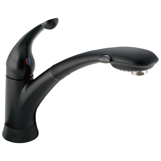 Pull-Out Kitchen Faucet 1L (Recertified) in Matte Black 470-BL-DST-R ...