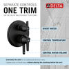 17S Integrated Diverter Trim - 3 Setting in Matte Black T27871-BL ...