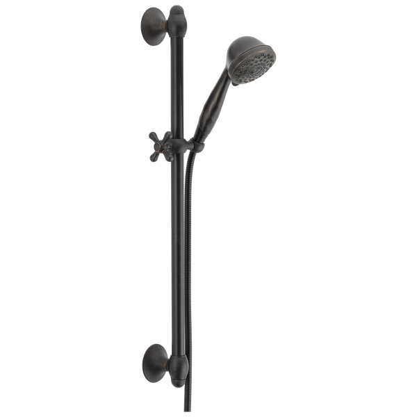 Premium 7-Setting Slide Bar Hand Shower in Venetian Bronze 51708-RB ...