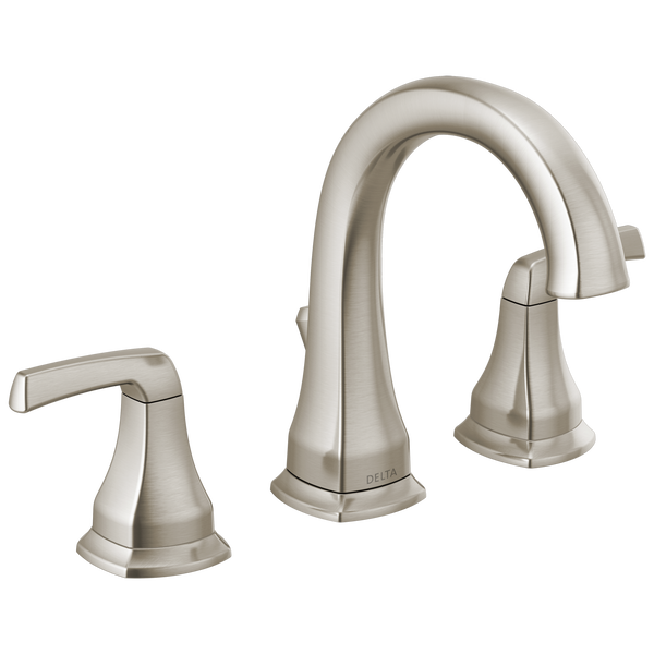 Two Handle Widespread Bathroom Faucet (Recertified) in Spotshield Brushed Nickel 35770LF-SP-R ...