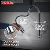 Single Handle Pull-Down Kitchen Faucet in Chrome 9110-DST | Delta Faucet