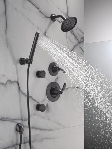 Shower Trim in Matte Black T14232-BL | Delta Faucet