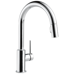Single Handle Pull-down Kitchen Faucet (Recertified) in Chrome 9113-DST ...
