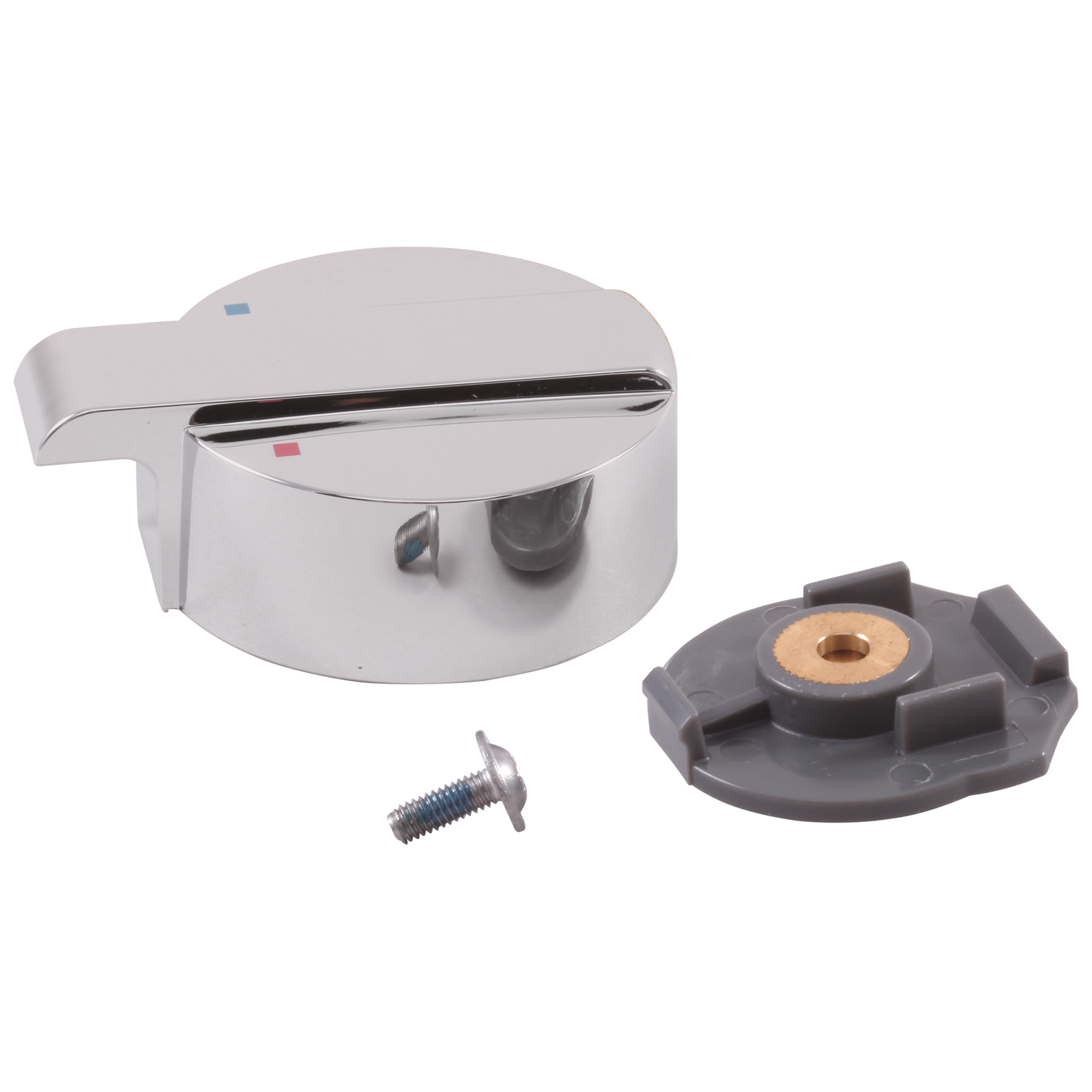 Temperature Knob & Cover - 17 Series in Chrome RP75441 | Delta Faucet