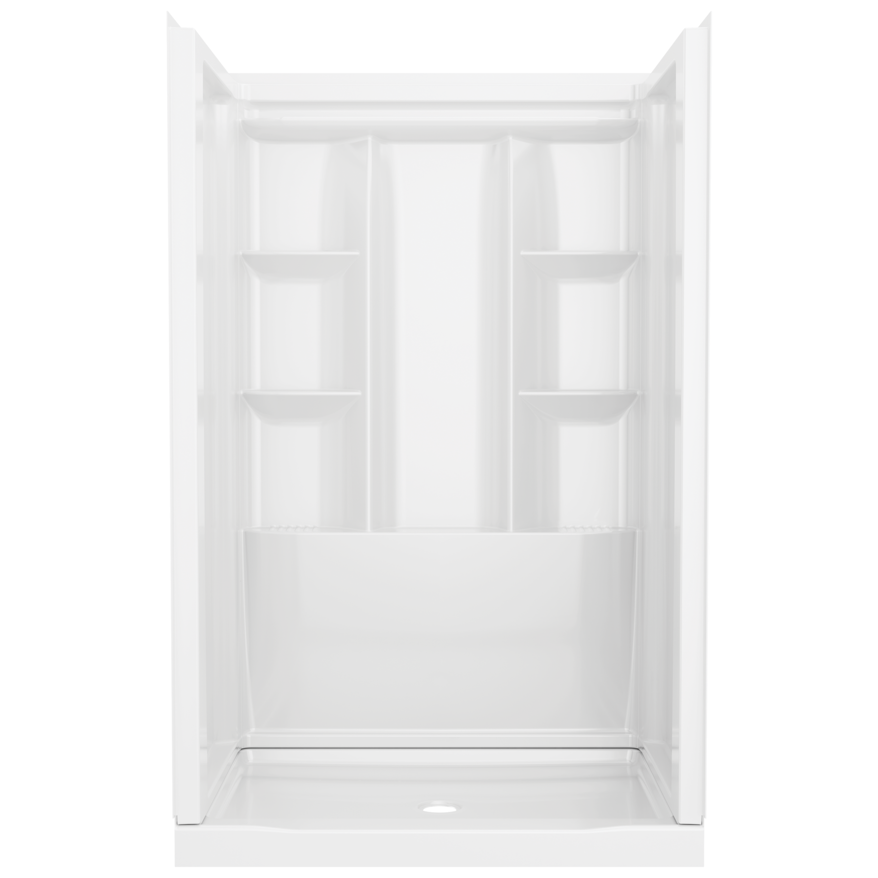 EverEdge Shower Wall 48x34" in High Gloss White B12207-4834-WH | Delta ...