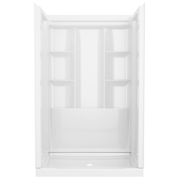 EverEdge Shower Base 48x34" in High Gloss White B12137-4834-WH | Delta ...