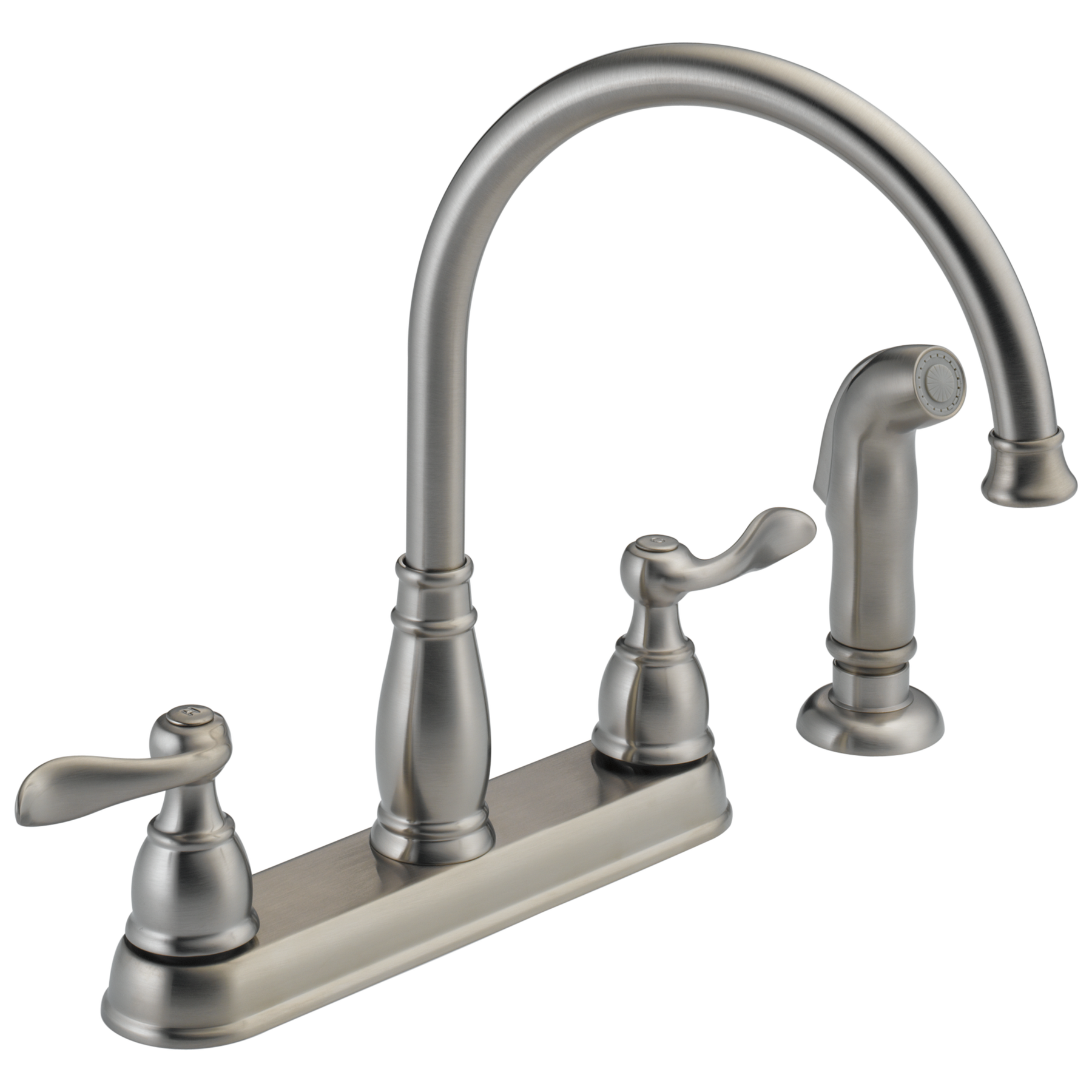 Two Handle Kitchen Faucet in Stainless 21996LF-SS | Delta Faucet