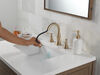 Two Handle Widespread Pull Down Bathroom Faucet (Recertified) in Champagne Bronze 3597-CZPD-DST ...