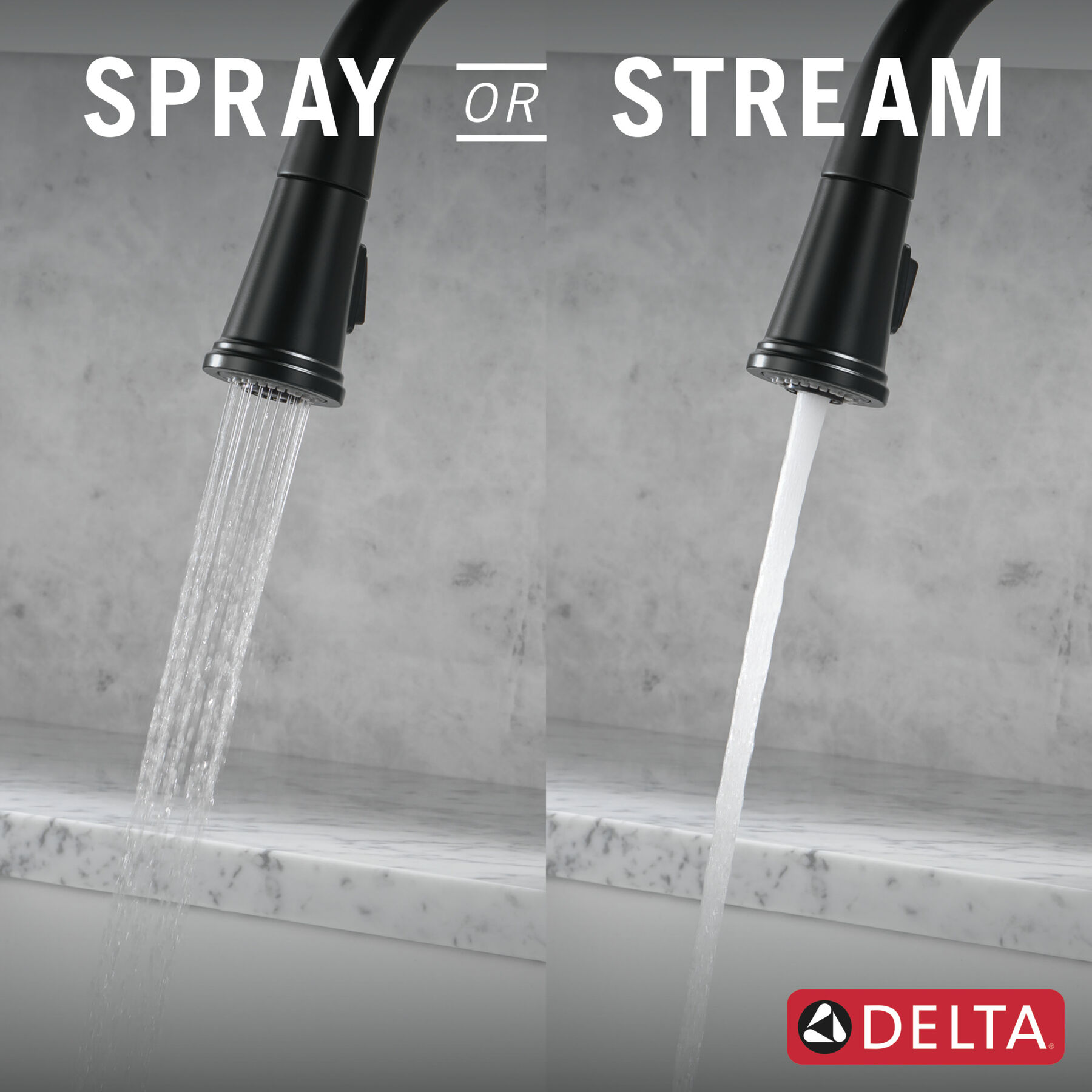 Single Handle Pull-Down Kitchen Faucet in Matte Black 19842-BL-DST ...