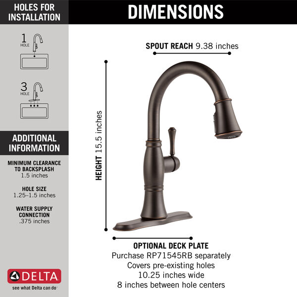 Single Handle Pull-Down Kitchen Faucet with ShieldSpray® Technology in ...