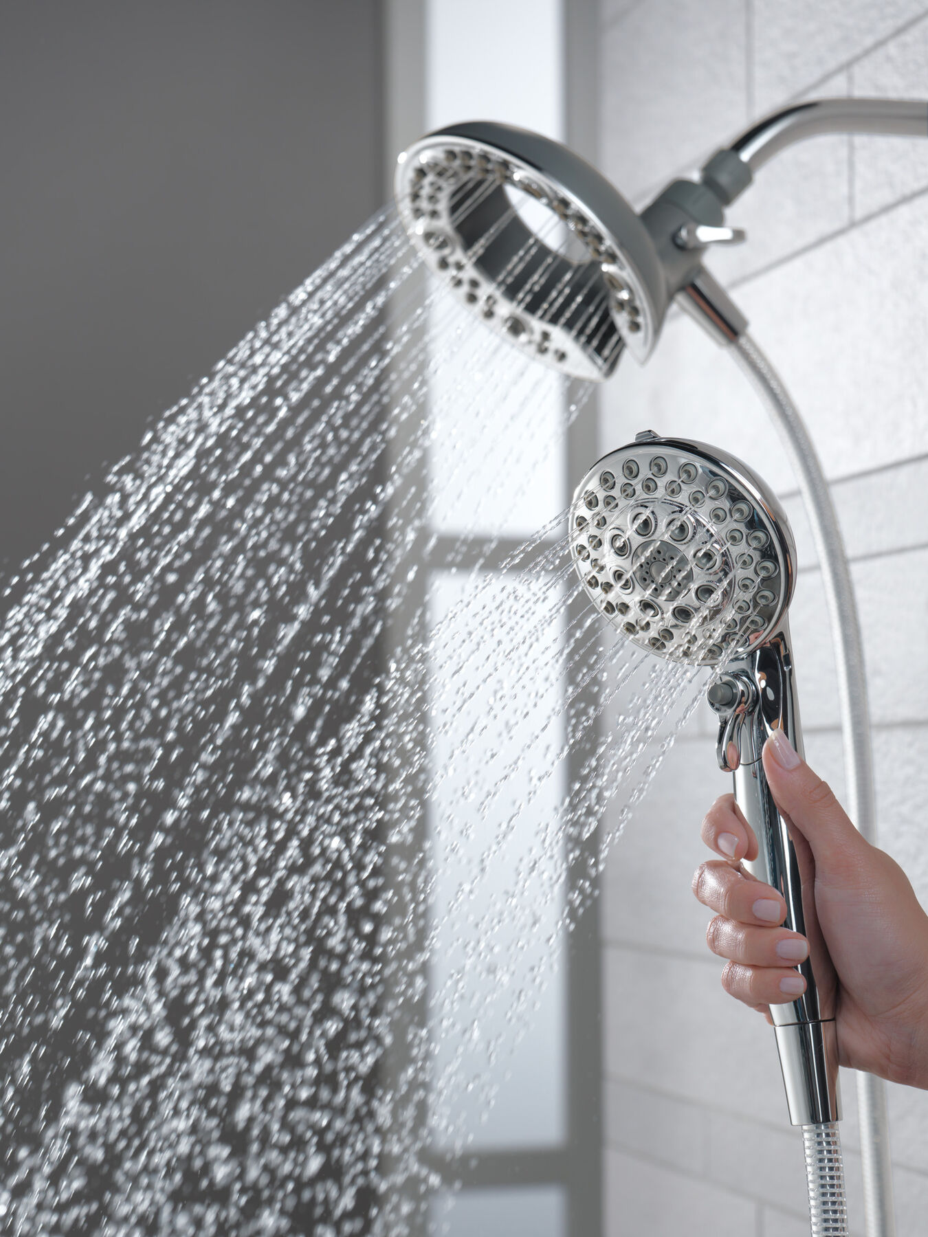 In2ition® 5-Setting Two-in-One Shower in Chrome 75595C | Delta Faucet