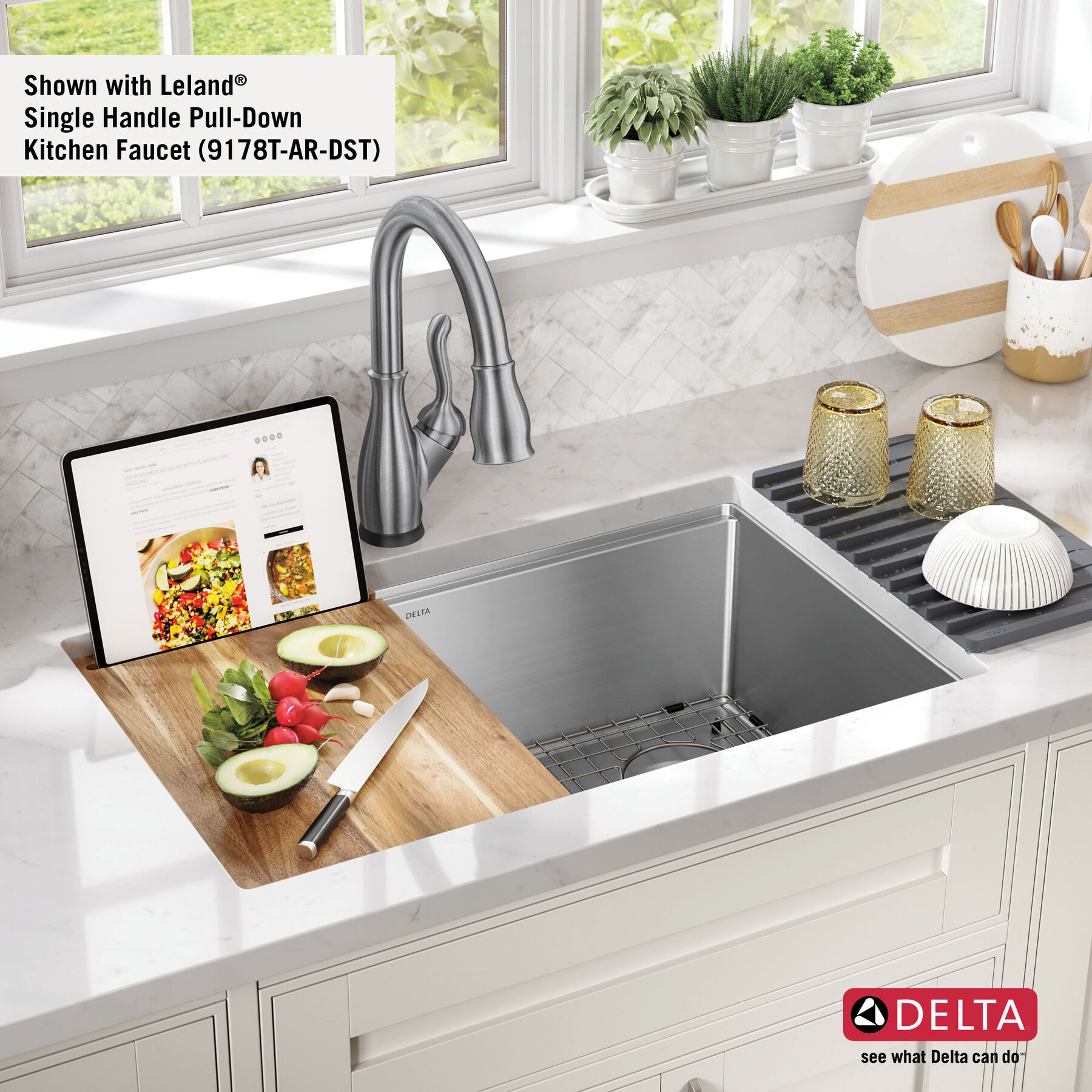 30” Workstation Kitchen Sink Undermount Stainless Steel Single Bowl ...