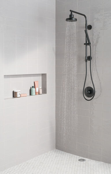 Shower Column Bundle - Round in Matte Black FVS5-EG7101-BL | Delta Faucet