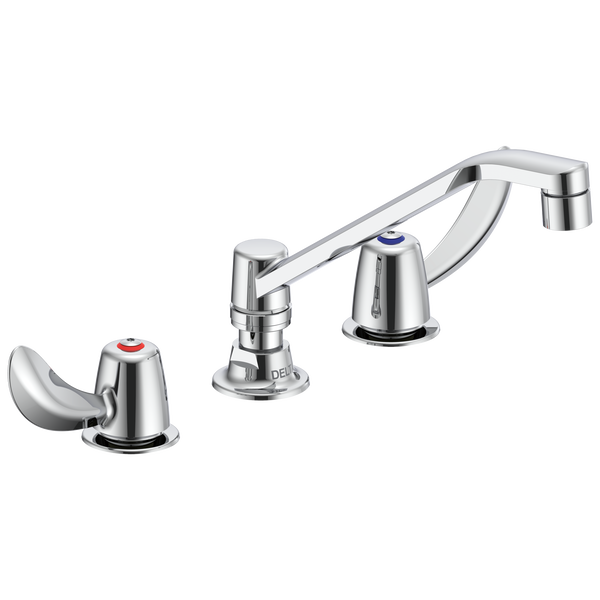 Two Handle 8 In Below Deck-Mount Faucet in Chrome 27C2122 | Delta Faucet