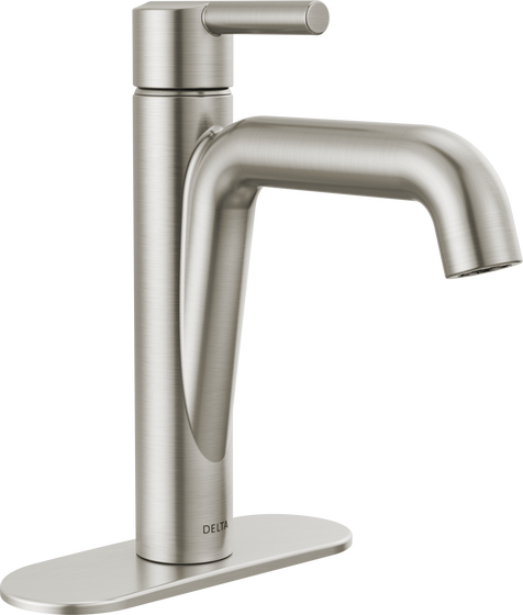 Single Handle Bathroom Faucet in Stainless 15849LF-SS | Delta Faucet