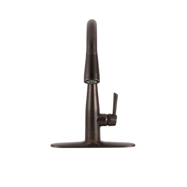 Single Handle Pull-Down Kitchen Faucet in Venetian Bronze 9113-RB-DST ...