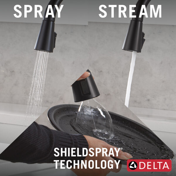 Single Handle Pull-Down Kitchen Faucet with Soap Dispenser and ...