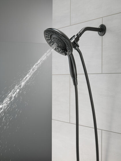 In2ition® 5-Setting Two-in-One Shower (Recertified) in Matte Black ...
