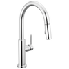 Single Handle Pull-Down Kitchen Faucet in Chrome 19867LF | Delta Faucet