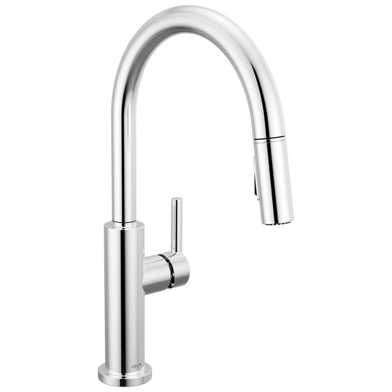 Single Handle Pull-Down Kitchen Faucet in Chrome 19867LF | Delta Faucet