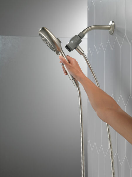 6-Setting SureDock Magnetic Hand Shower in Satin Nickel 75609SN | Delta ...
