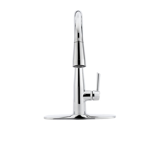 Single Handle Pull-Down Kitchen Faucet in Chrome 9113-DST | Delta Faucet