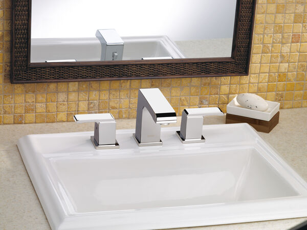 Two Handle Widespread Bathroom - Includes Pop-Up - Delex Valve in ...