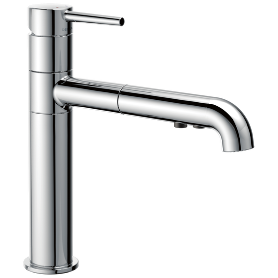 Single Handle Pull-Out Kitchen Faucet in Chrome 4159-DST | Delta Faucet