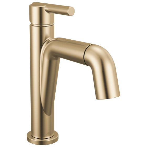 Single Handle Pull-Down Bathroom Faucet in Champagne Bronze 15849LF ...