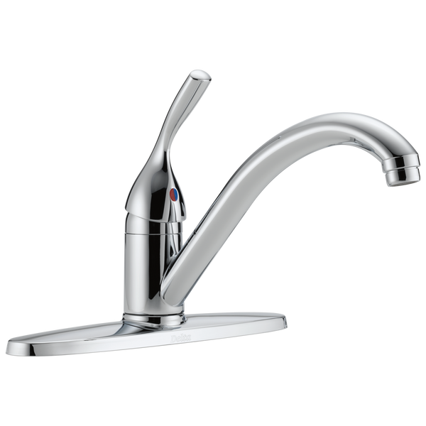 Single Handle Kitchen Faucet in Chrome 100-DST-L | Delta Faucet