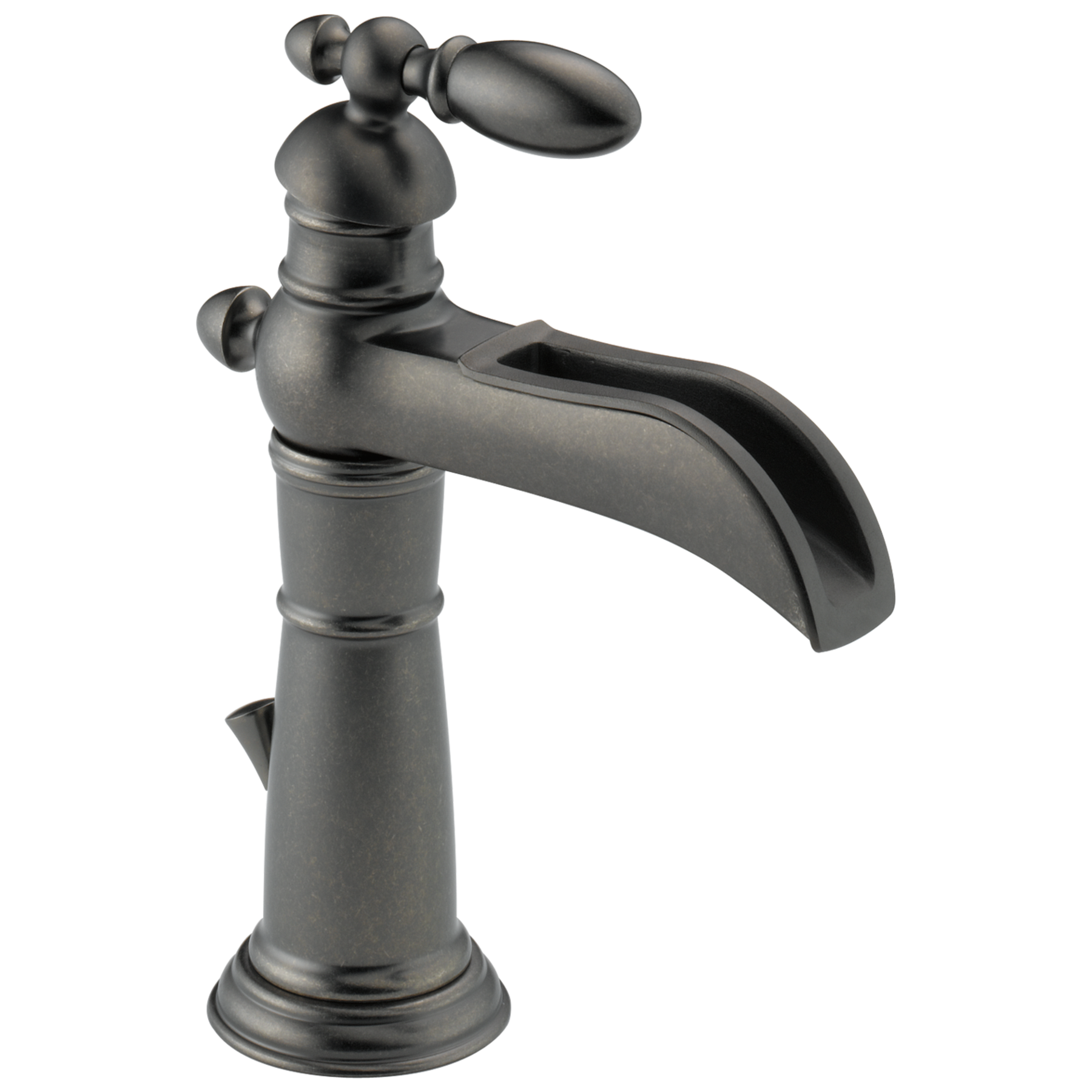 Single Handle Centerset Lavatory Faucet in Aged Pewter 554-PT | Delta ...