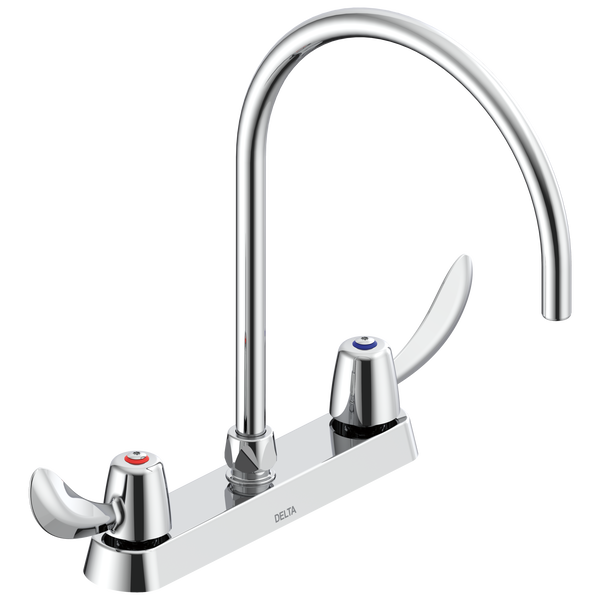 8 IN Cast Deckmount in Chrome 26C3972-R7 | Delta Faucet