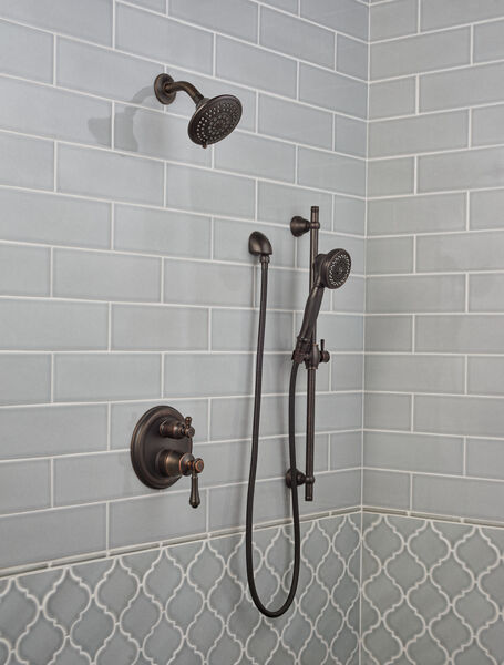 Premium 3-Setting Slide Bar Hand Shower in Venetian Bronze 57021-RB ...